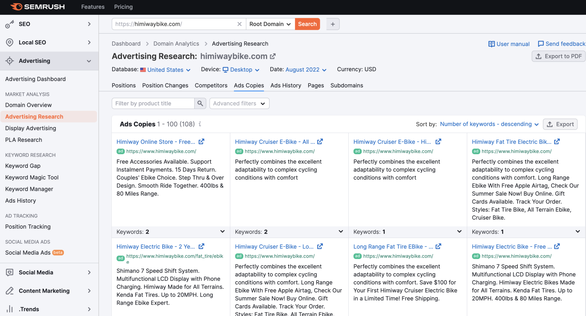 2022独立站SEO工具 | 团购Semrush和Semrush使用指南 - 宇周博客