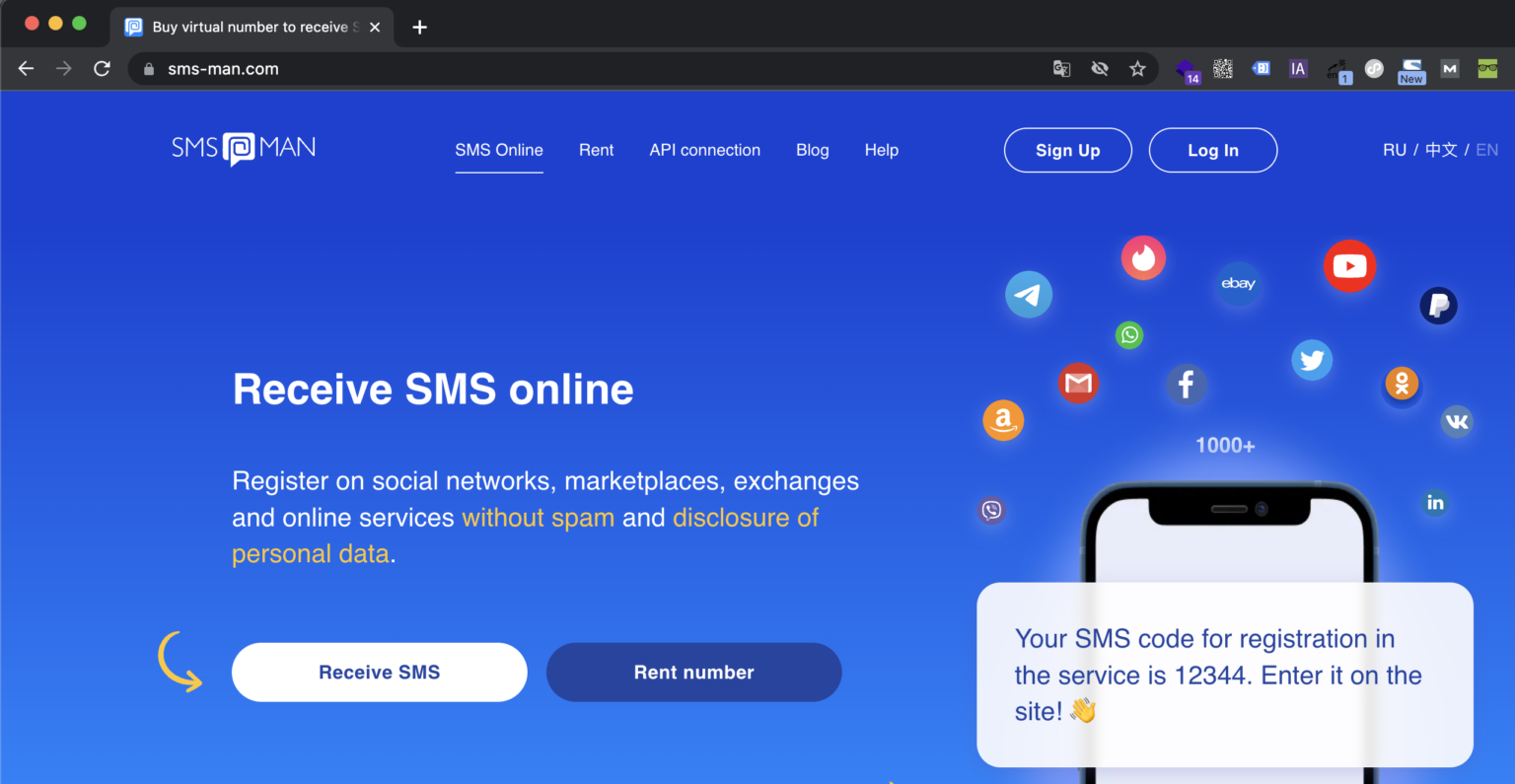 海外营销必备工具(8)：短信接码平台 - 宇周博客